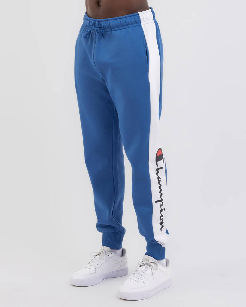 Shop Champion Panel Track Pants In Style/white - Fast Shipping & Easy ...