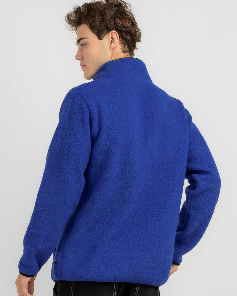 Shop Rip Curl Bells Polar Fleece Hoodie In Colbalt Navy - Fast Shipping ...