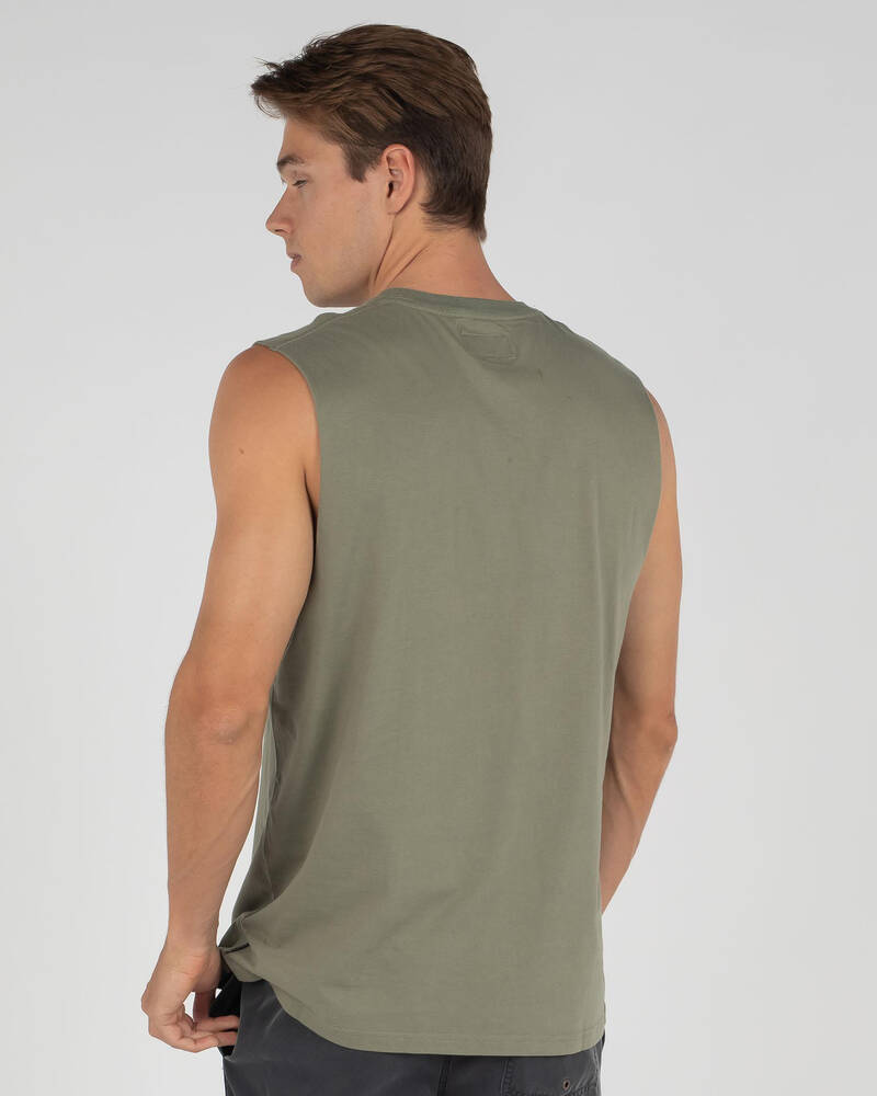 Shop Rusty Short Cut Muscle Tank In Savanna - Fast Shipping & Easy ...