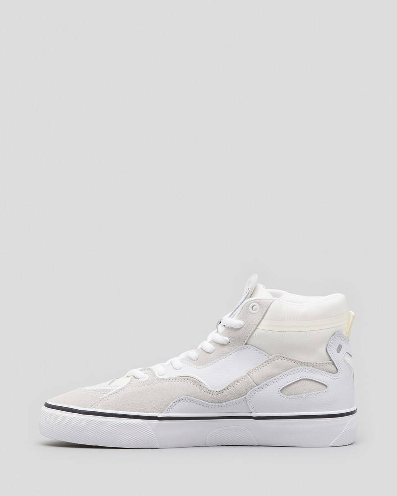 Shop Globe Dimension Hi-Top Shoes In White/montano - Fast Shipping ...