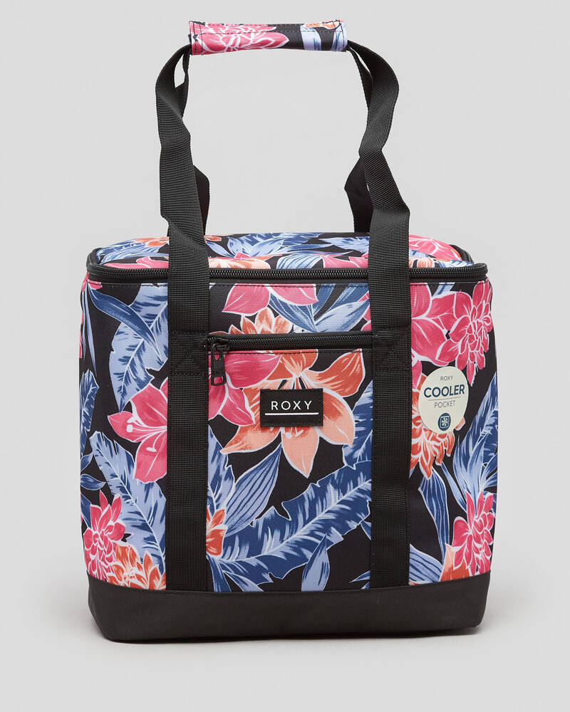 Shop Roxy Water Effect Cooler Bag In Anthracite Tropical Oasis - Fast ...