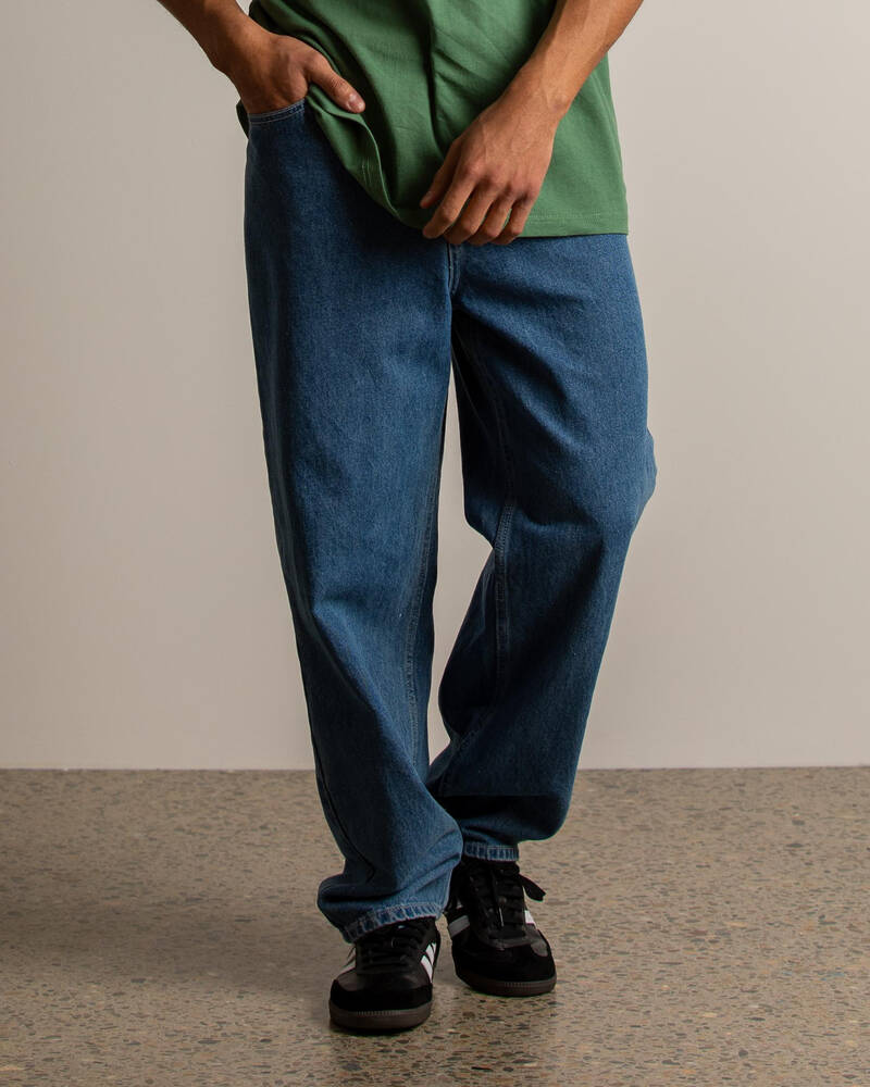 Shop Stussy Big Ol Jeans In Mid - Fast Shipping & Easy Returns - City ...