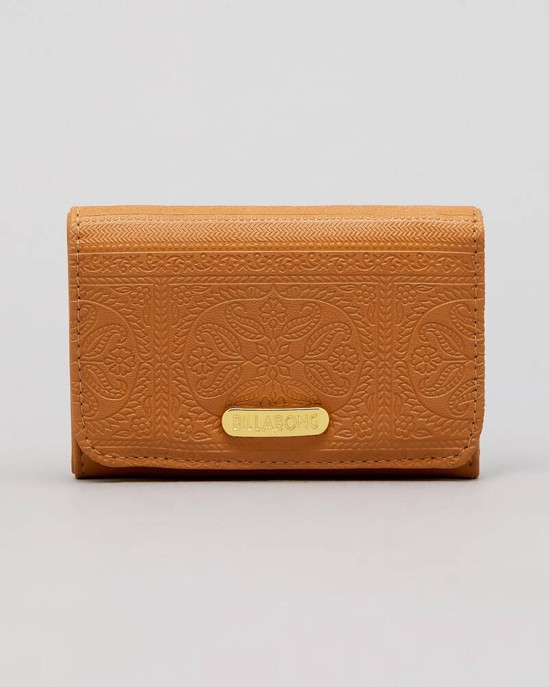 Shop Billabong Flora Wallet In Tan - Fast Shipping & Easy Returns ...
