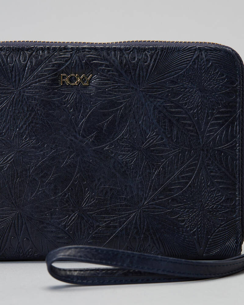 Shop Roxy Magic Happens Travel Wallet In Mood Indigo - Fast Shipping ...