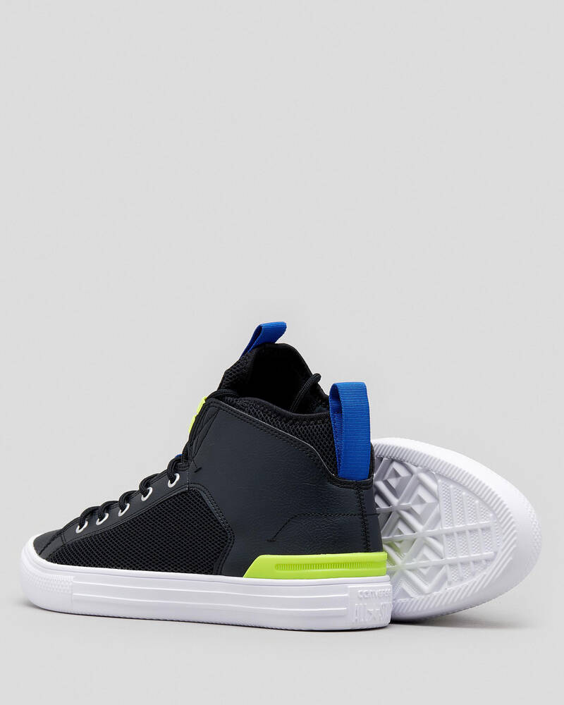 Shop Converse Ultra Shoes In Black/lemon Venom/white - Fast Shipping ...