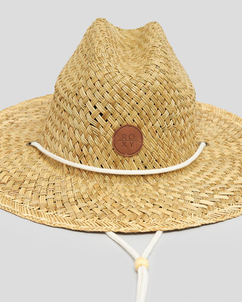 Shop Roxy Sunshine On My Mind Panama Hat In Tapioca - Fast Shipping ...