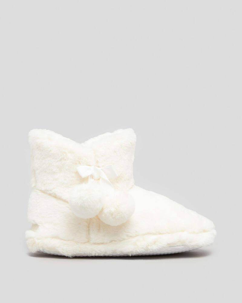 Shop Mooloola Bambi Slipper Boots In Alabaster - Fast Shipping & Easy ...