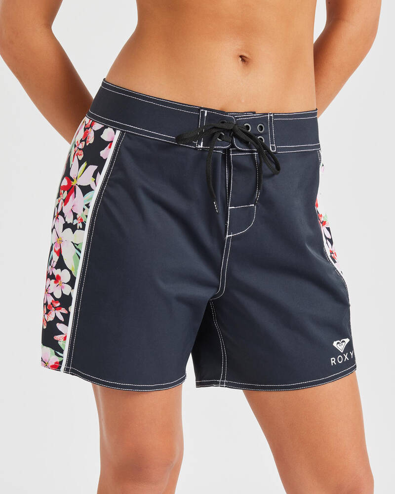 Shop Roxy New Life Board Shorts In Anthracite New Life - Fast Shipping ...