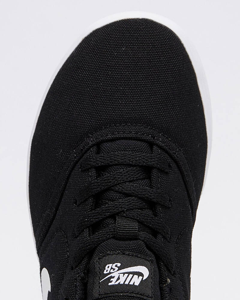 Shop Nike Boys' SB Check Shoes In Black/white - Fast Shipping & Easy ...