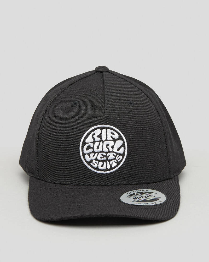 Shop Rip Curl Wetty Snapback Cap In Black - Fast Shipping & Easy Returns - City Beach Australia