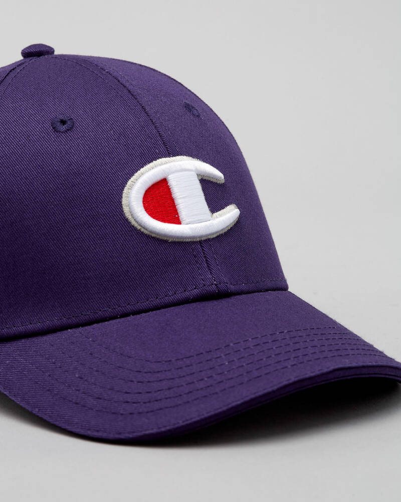 Shop Champion Champion C Logo Cap In Peutitanic - Fast Shipping & Easy ...