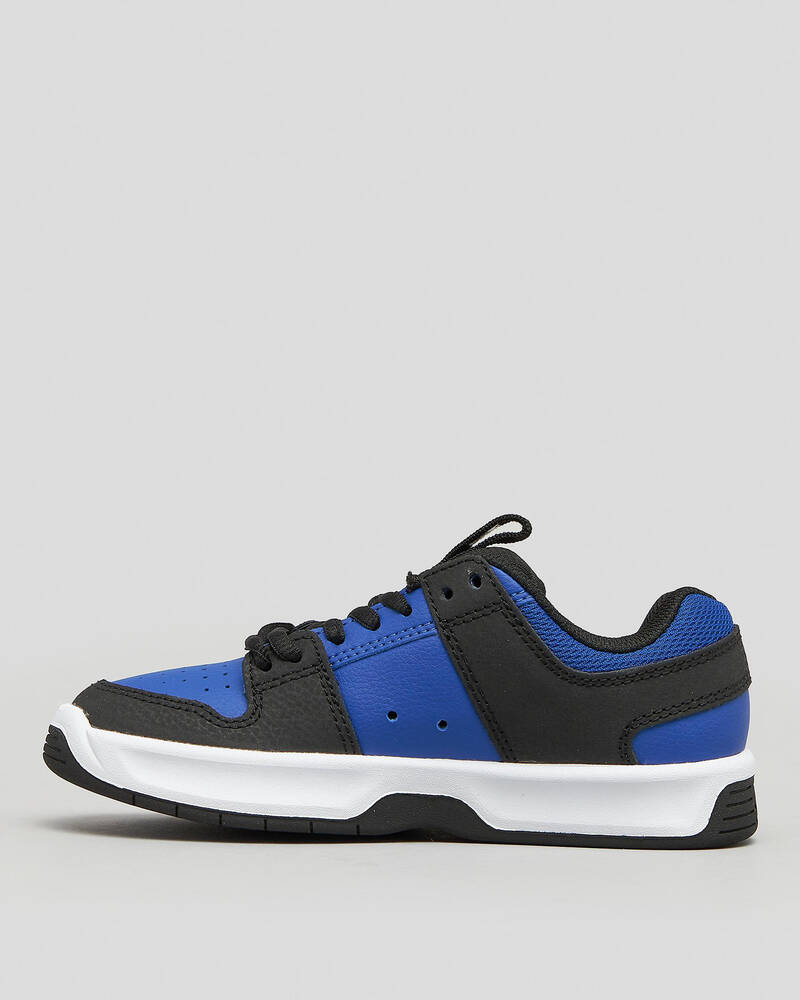Shop DC Shoes Junior Boys' Lynx Zero Shoes In Black/royal - Fast ...