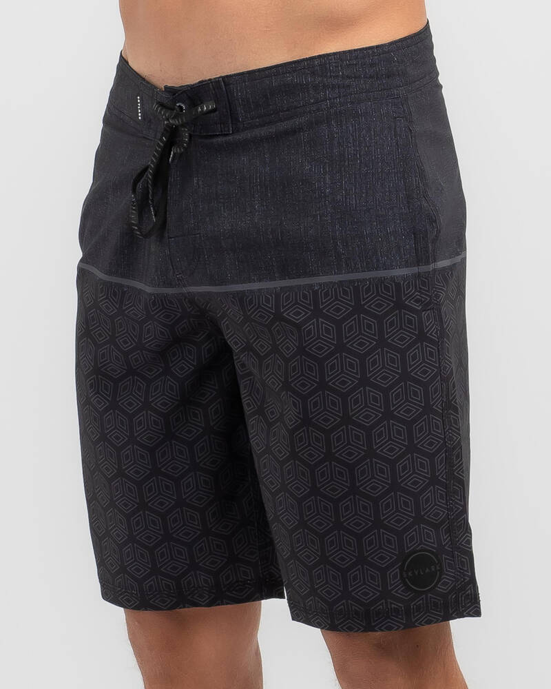Shop Skylark Orbit Board Shorts In Black/grey - Fast Shipping & Easy ...