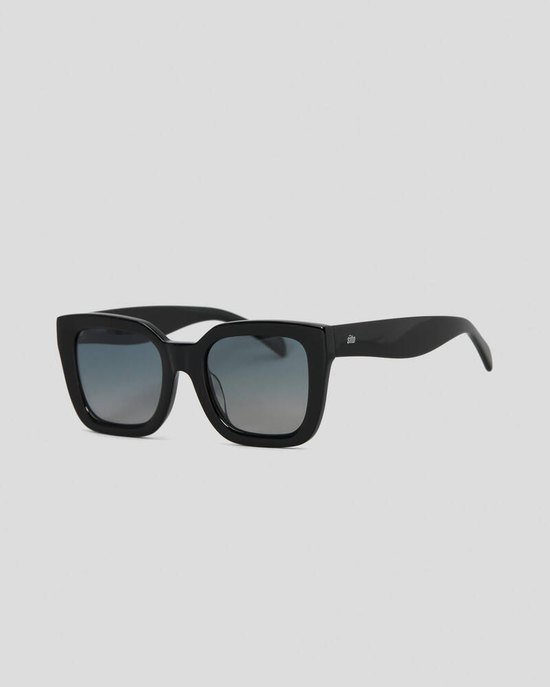 Shop Sito Harlow Sunglasses In Black/grey Gradient Polar - Fast ...