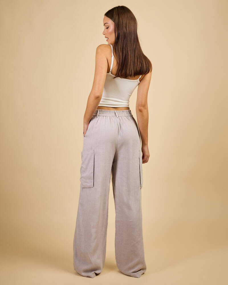 Shop Mooloola Nala Hawaii Pants In Grey - Fast Shipping & Easy Returns ...