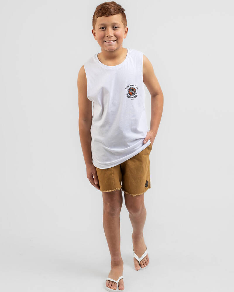 Shop Skylark Boys' Erase Drop Crotch Shorts In Chocolate - Fast ...