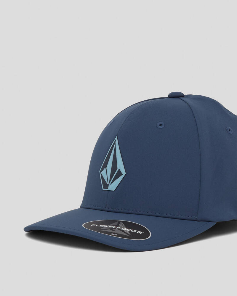 Shop Volcom Stone Tech Delta Cap In Marina Blue - Fast Shipping & Easy ...
