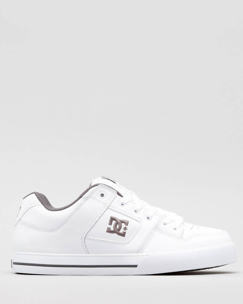Shop DC Shoes Pure Shoes In White/battleship - Fast Shipping & Easy ...