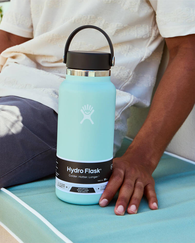 Shop Hydro Flask 32oz Wide Mouth Drink Bottle In Dew - Fast Shipping ...