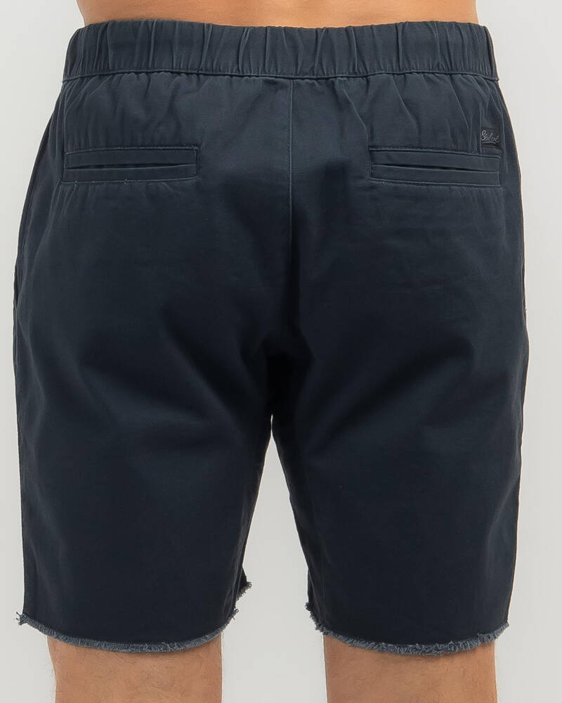 Shop Skylark Erase Drop Crotch Walk Shorts In Teal - Fast Shipping ...