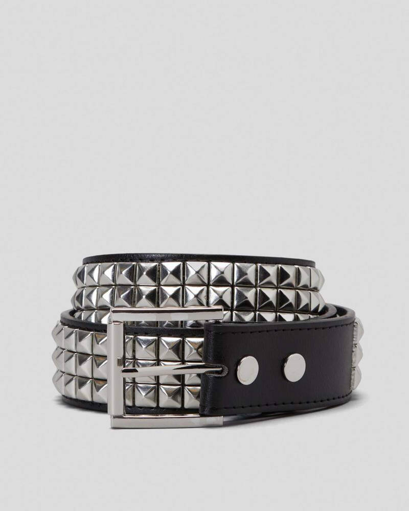 Shop Miscellaneous Studded Belt In Black - Fast Shipping & Easy Returns ...