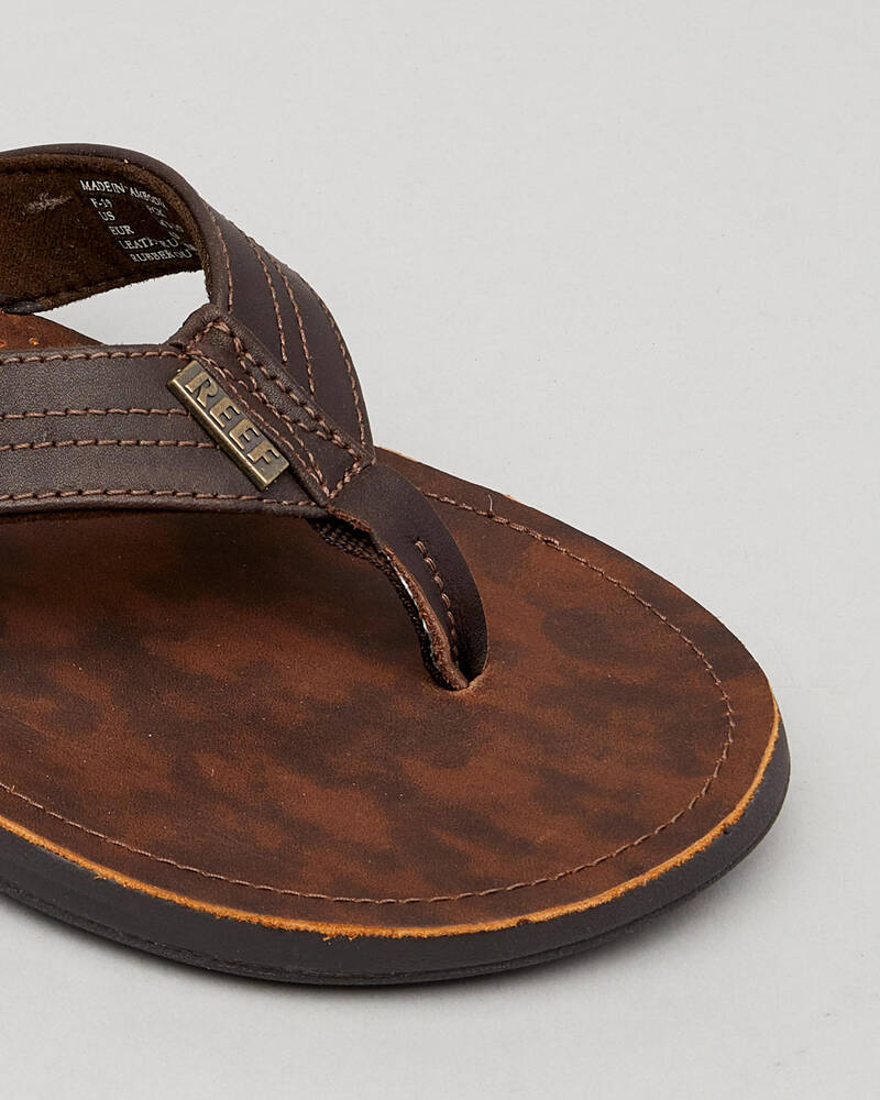 Shop Reef J-Bay III Thongs In Dark Brown/dark Brown - Fast Shipping ...