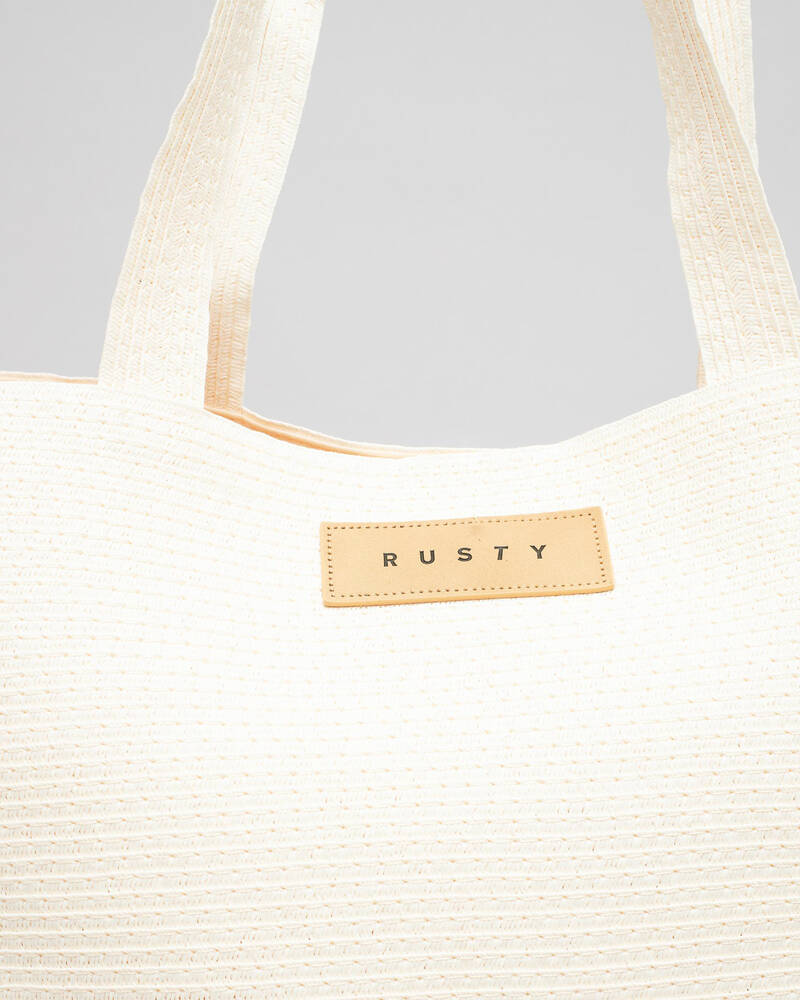 Shop Rusty Gisele Straw Bag In Off White - Fast Shipping & Easy Returns ...