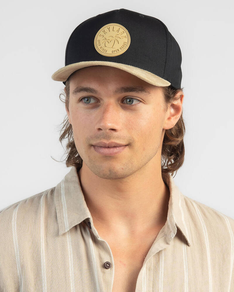Shop Skylark Bliss Snapback Cap In Black/cream - Fast Shipping & Easy ...
