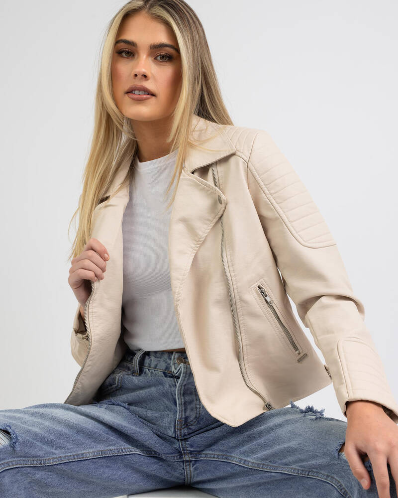 Shop Ava And Ever Rufus Jacket In Almond - Fast Shipping & Easy Returns ...