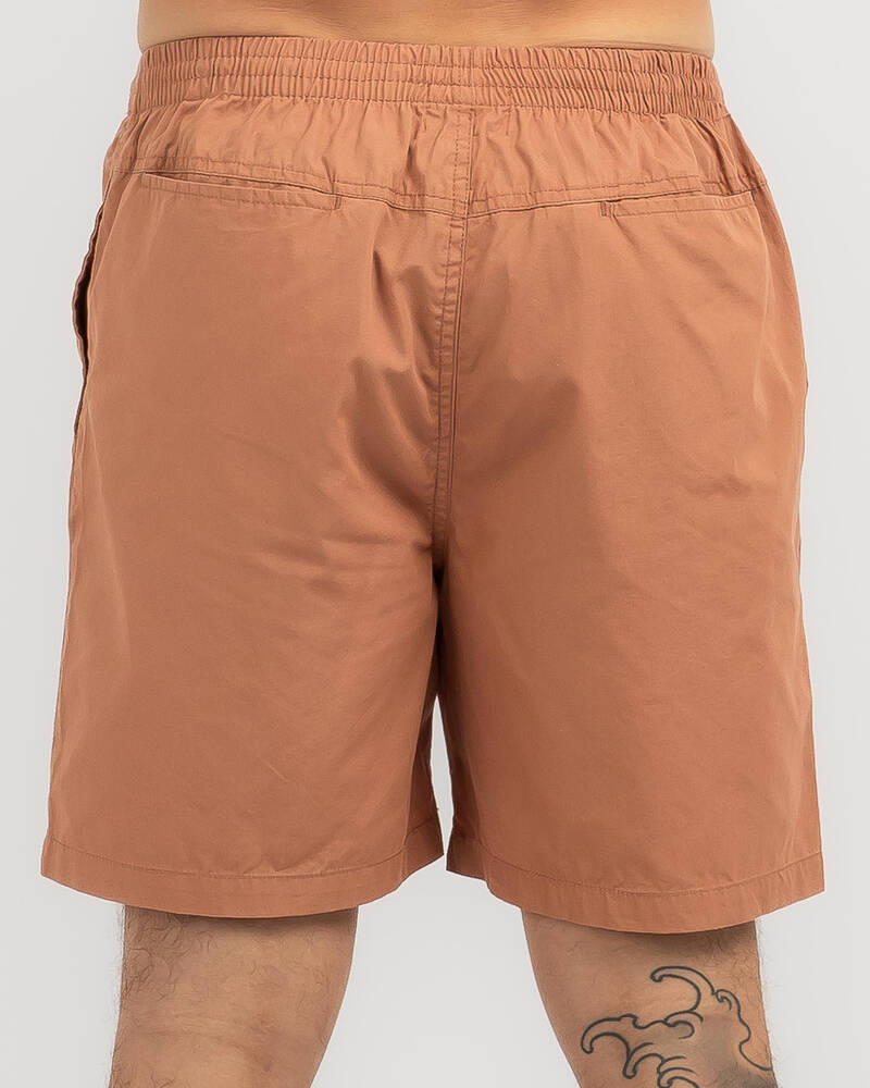 Shop Stussy Basic Stock Beach Shorts In Almond - Fast Shipping & Easy Returns - City Beach Australia