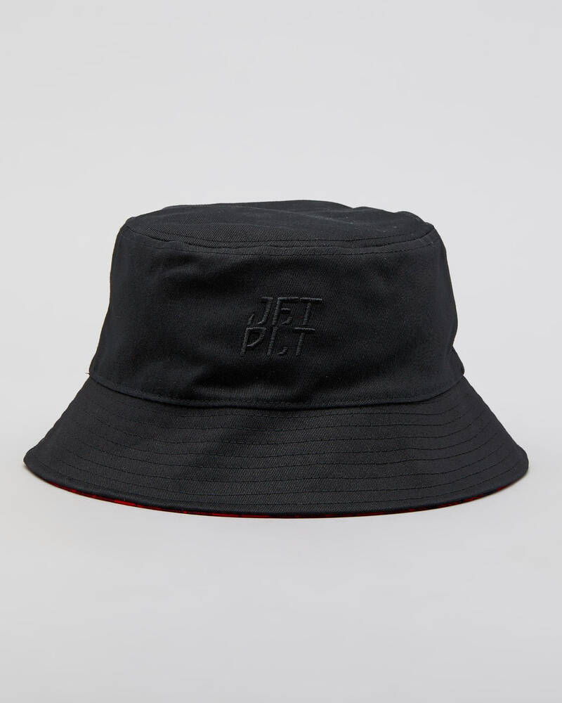 Shop Jetpilot Country Bucket Hat In Black - Fast Shipping & Easy ...