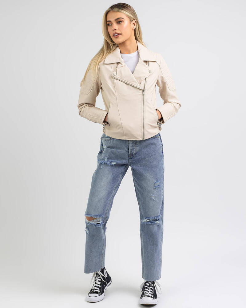 Shop Ava And Ever Rufus Jacket In Almond - Fast Shipping & Easy Returns ...