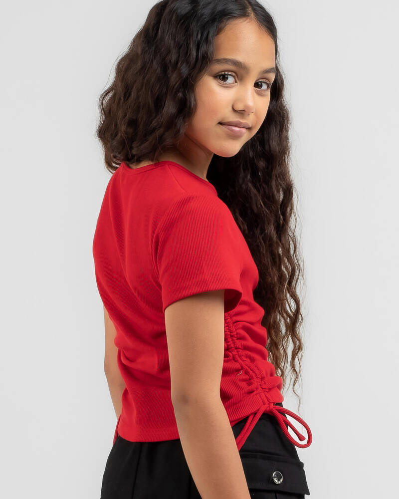Shop Ava And Ever Girls' Kenny Top In Red - Fast Shipping & Easy ...