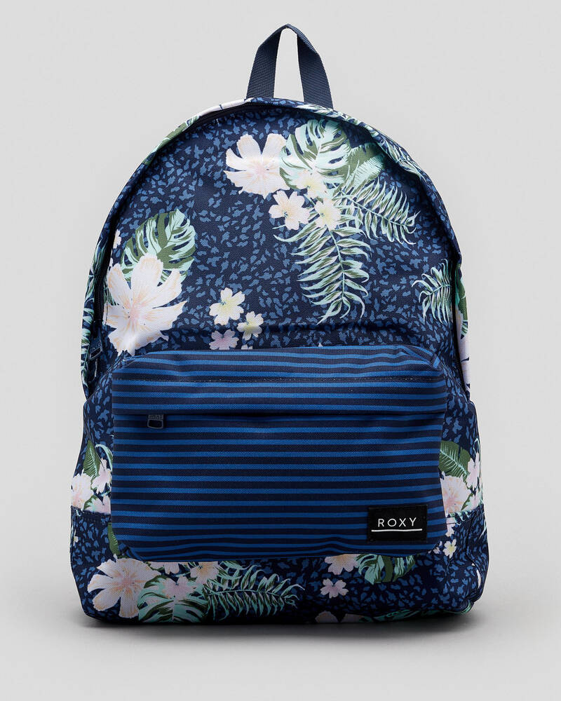 Shop Roxy Sugar Baby Backpack In Mood Indigo Animalia S - Fast Shipping ...