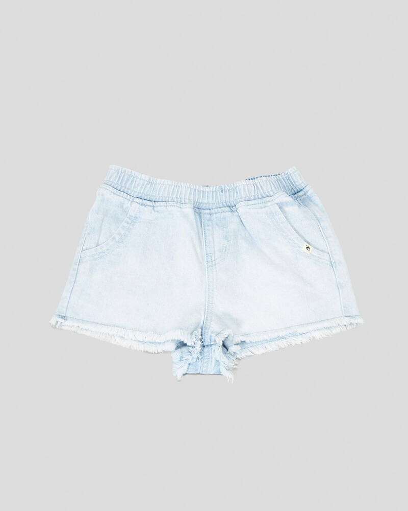Shop Rip Curl Toddlers' Tara Short In Blue Ice - Fast Shipping & Easy ...