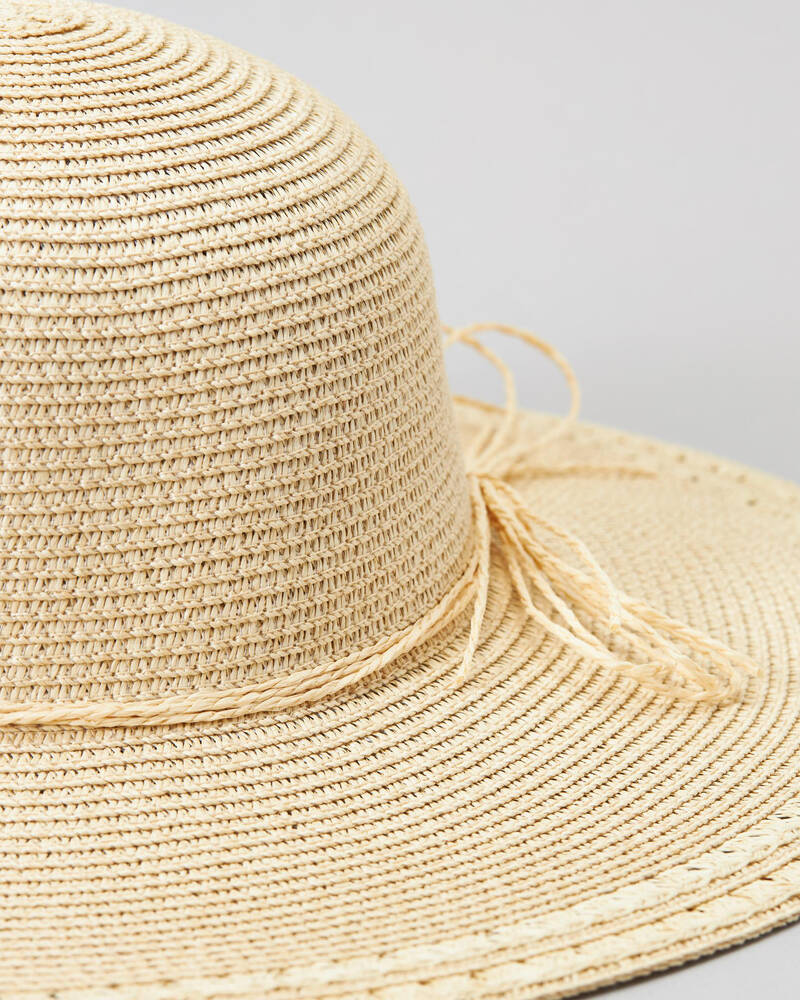 Shop Mooloola Grace Floppy Hat In Cream - Fast Shipping & Easy Returns ...