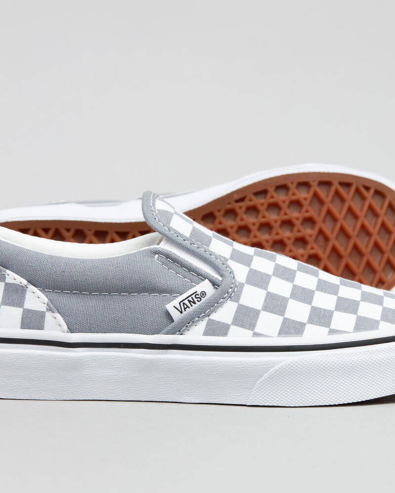 Shop Vans Junior Boys' Classic Slip-On Shoes In Color Theory ...