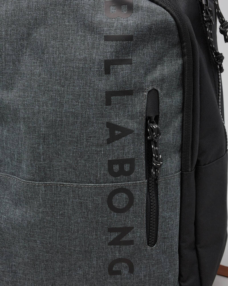 Shop Billabong Norfolk Backpack In Black/tan - Fast Shipping & Easy ...