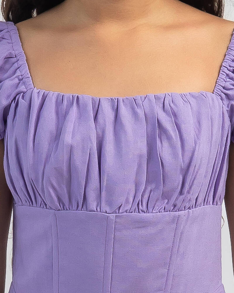 Shop Ava And Ever Girls' Reggie Dress In Lilac - Fast Shipping & Easy ...