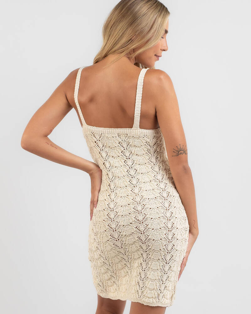 Shop Red Berry Arlette Mini Dress In White - Fast Shipping & Easy ...