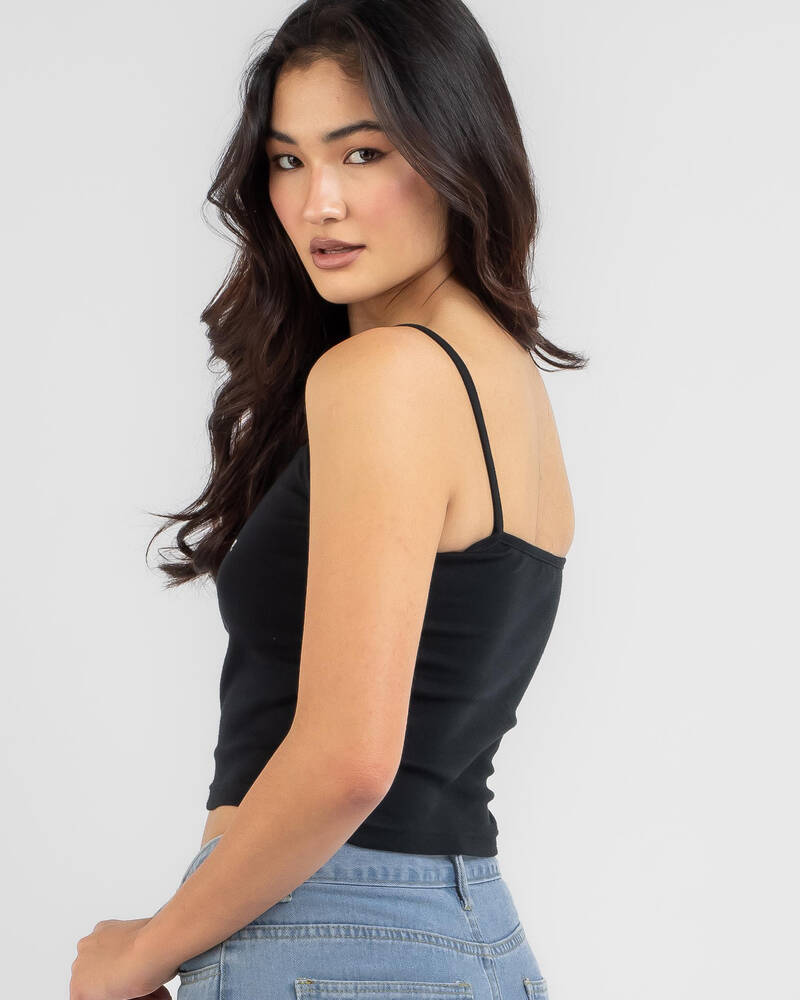 Shop Stussy Laguna Singlet In Black - Fast Shipping & Easy Returns ...