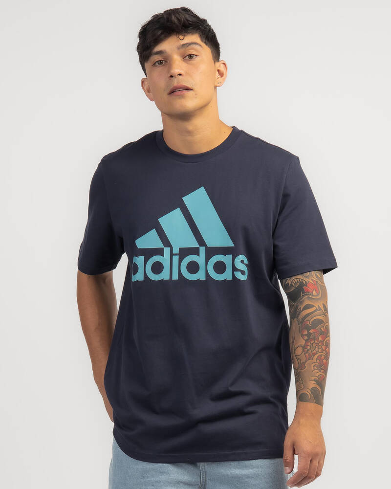 Shop adidas Big Logo T-Shirt In Legend Ink/preloved Blue - Fast Shipping & Easy Returns - City ...