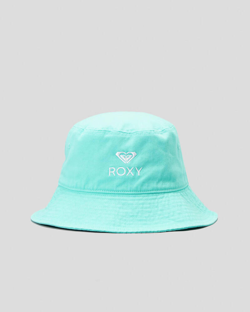 Shop Roxy Passion Moon Bucket Hat In Aruba Blue - Fast Shipping & Easy ...