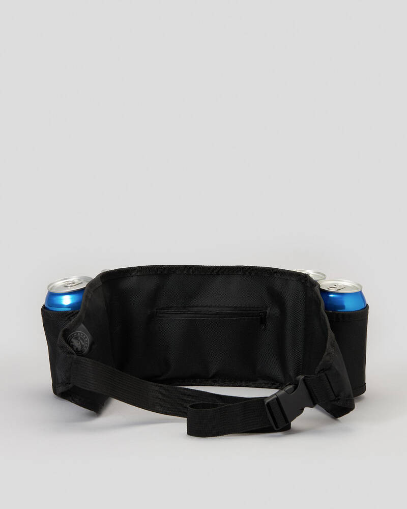 Shop Independence Studio The 6 Pack Beer Belt In Black - Fast Shipping ...
