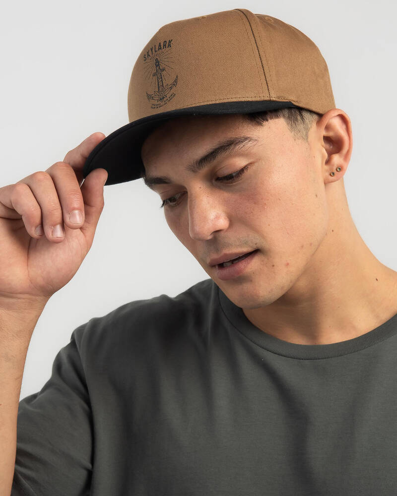 Shop Skylark Lookout Snapback Cap In Brown/black - Fast Shipping & Easy ...