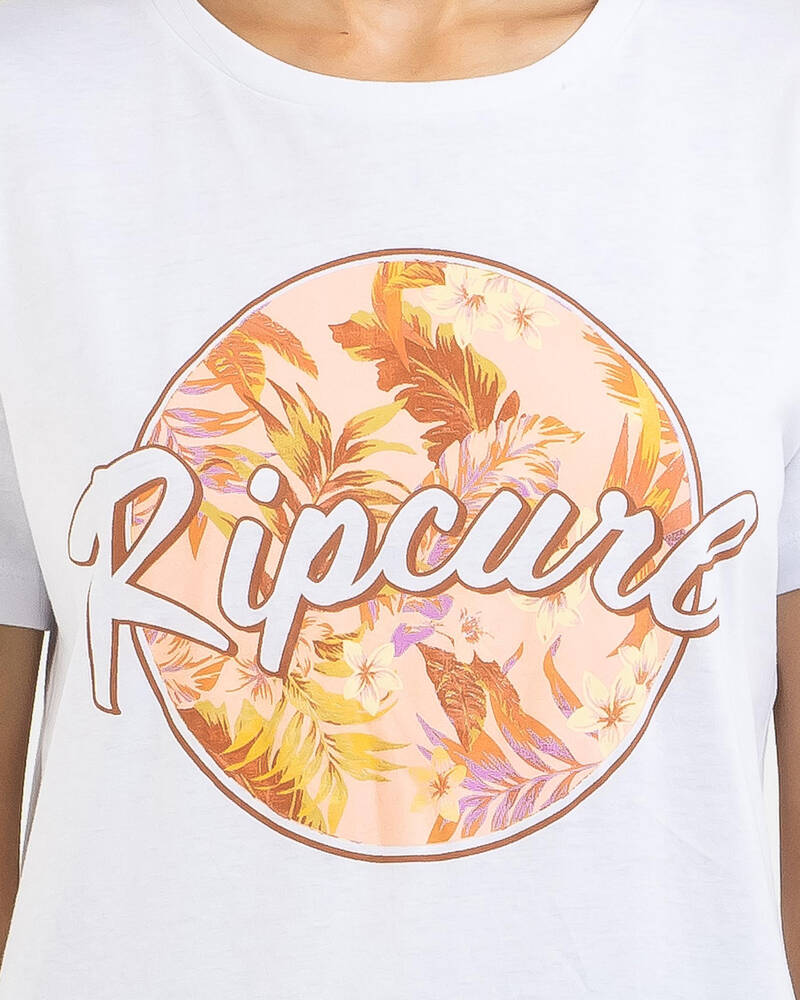 Shop Rip Curl Wave Dreamer Standard T-Shirt In White - Fast Shipping ...