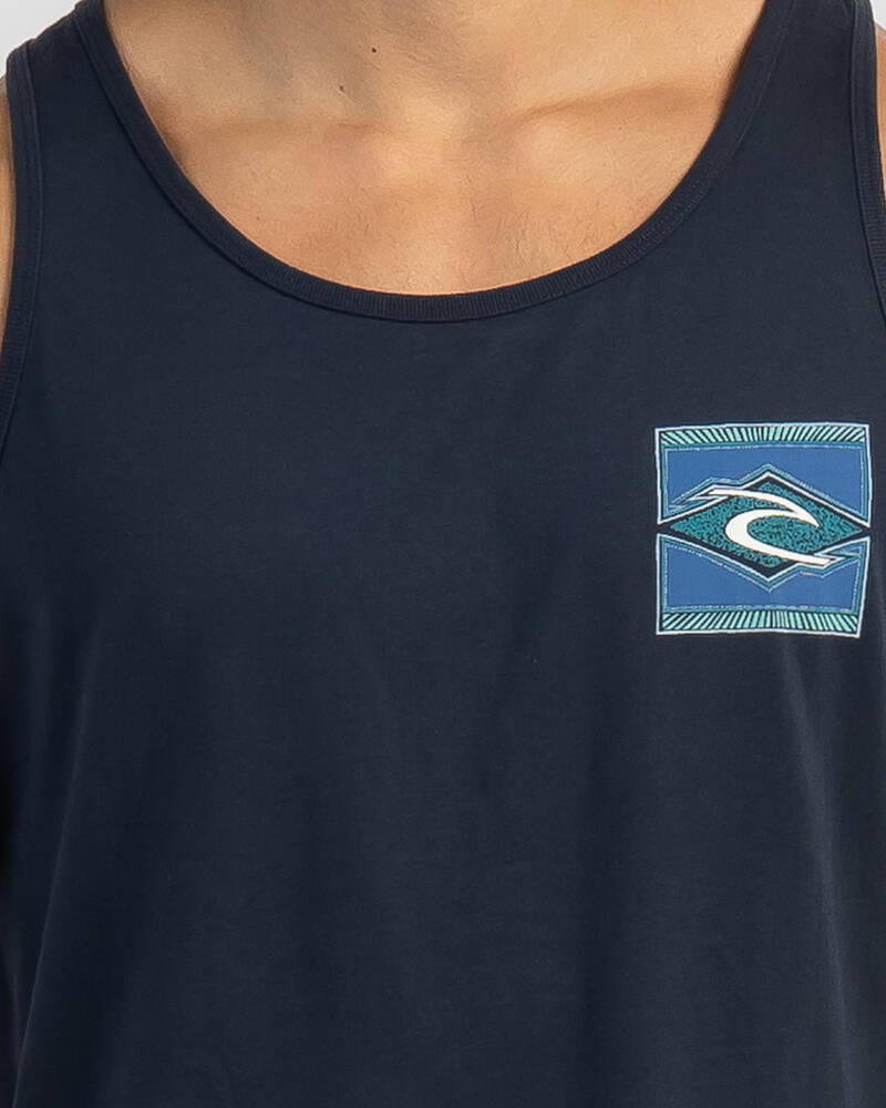 Shop Rip Curl Legacy Tank In Dark Navy - Fast Shipping & Easy Returns ...