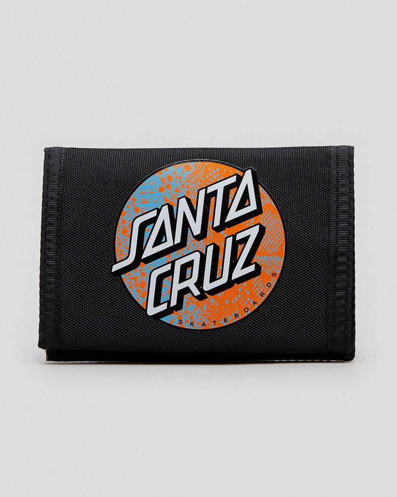 Shop Santa Cruz Snake Dot Wallet In Black - Fast Shipping & Easy ...