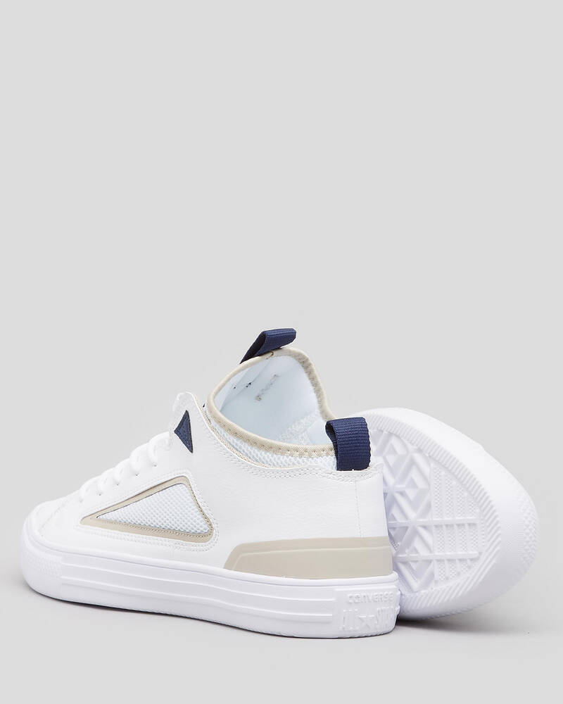 Shop Converse Ultra Surface Fusion Shoes In White/string/midnight Navy ...