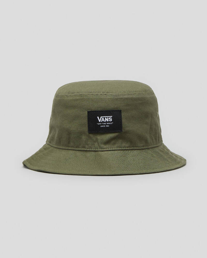 Shop Vans Patch Bucket Hat In Grape Leaf - Fast Shipping & Easy Returns ...